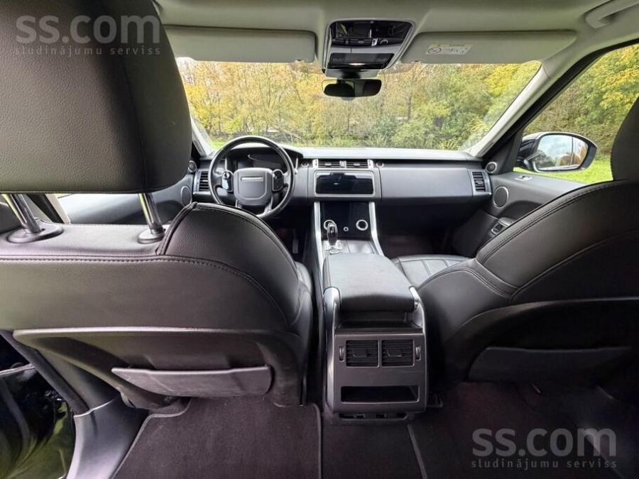 Black Land Rover Range Rover Sport 2020 in Riga, with an engine capacity of 3.00 L and mileage of 103 thousand km for 29700 €, photo 9 on AUTOMOTO.COM.LV