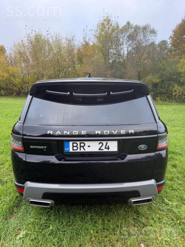 Black Land Rover Range Rover Sport 2020 in Riga, with an engine capacity of 3.00 L and mileage of 103 thousand km for 29700 €, photo 5 on AUTOMOTO.COM.LV
