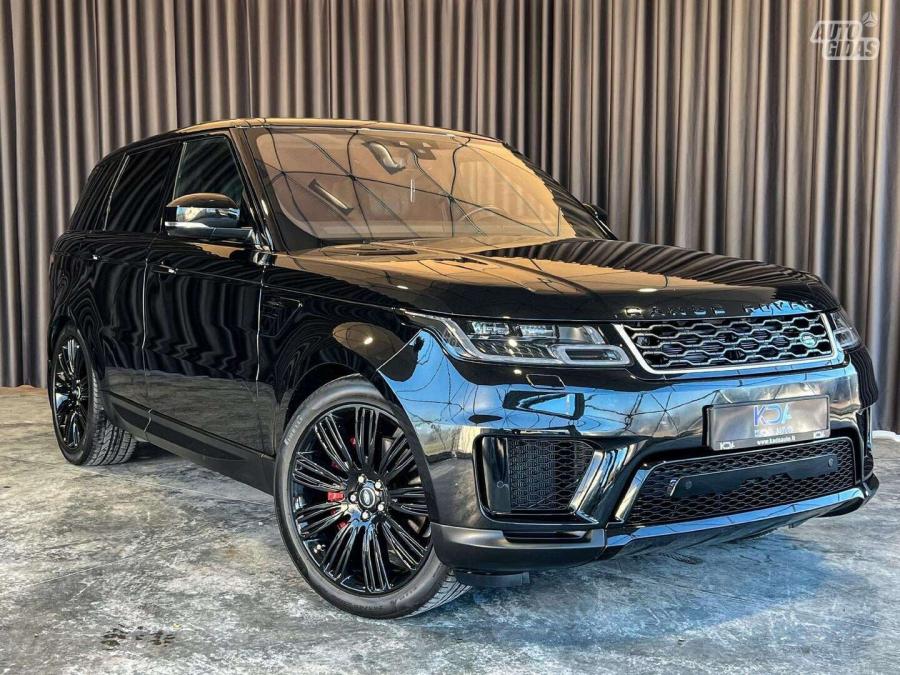 Melns Land Rover Range Rover Sport 2021 Marijampole, ar dzinēja tilpumu 3.00 L un nobraukumu 51 tūkst. km par 39950 €, foto 1 vietnē AUTOMOTO.COM.LV