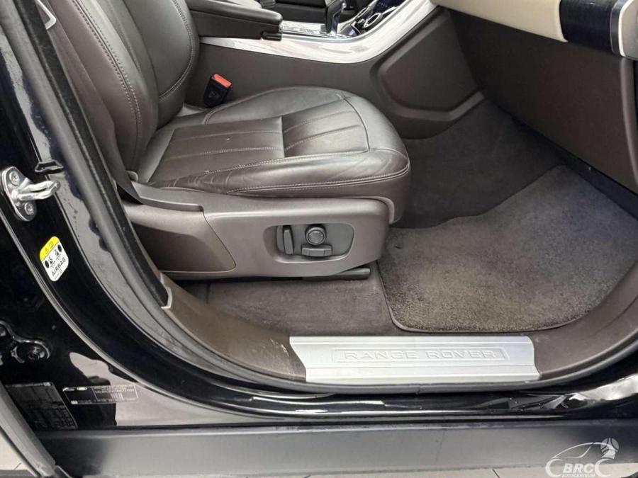 Melns Land Rover Range Rover Sport 2021 Viļņa, ar dzinēja tilpumu 3.00 L un nobraukumu 119 tūkst. km par 35900 €, foto 8 vietnē AUTOMOTO.COM.LV