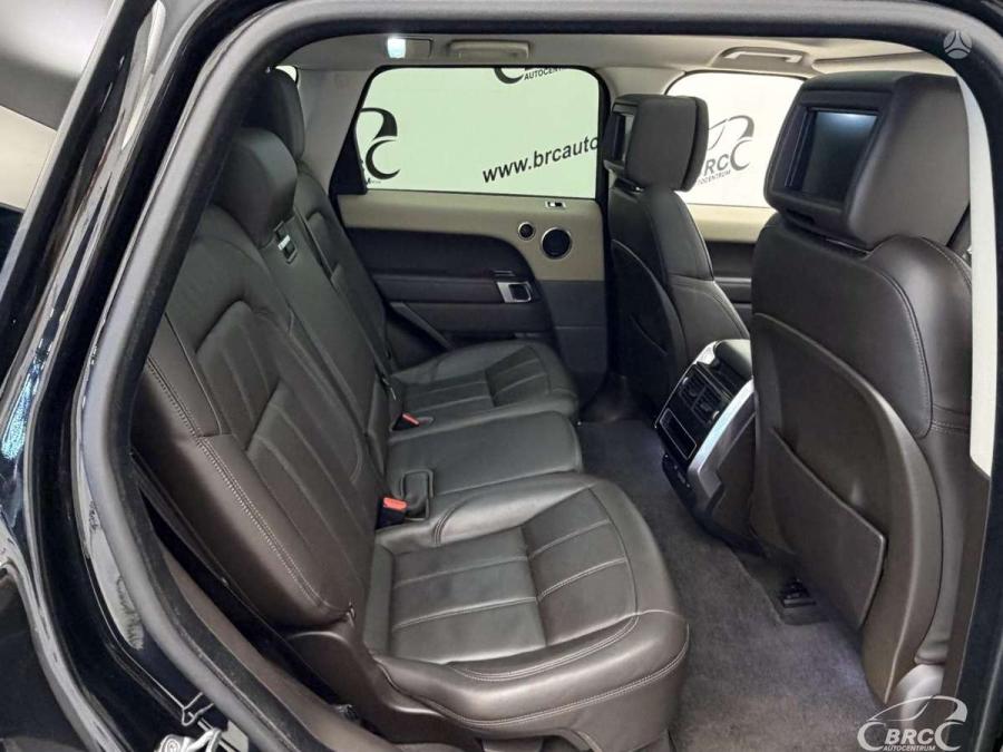 Melns Land Rover Range Rover Sport 2021 Viļņa, ar dzinēja tilpumu 3.00 L un nobraukumu 119 tūkst. km par 35900 €, foto 14 vietnē AUTOMOTO.COM.LV
