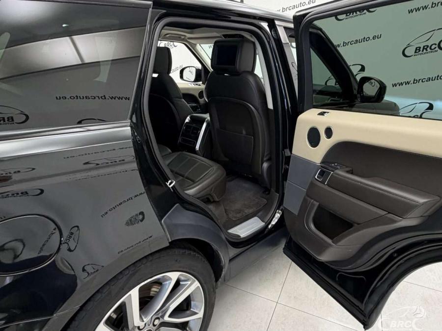 Melns Land Rover Range Rover Sport 2021 Viļņa, ar dzinēja tilpumu 3.00 L un nobraukumu 119 tūkst. km par 35900 €, foto 16 vietnē AUTOMOTO.COM.LV