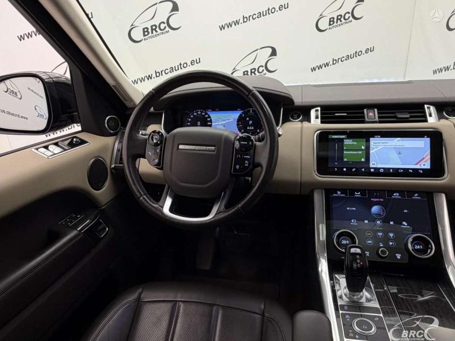 Melns Land Rover Range Rover Sport 2021 Viļņa, ar dzinēja tilpumu 3.00 L un nobraukumu 119 tūkst. km par 35900 €, foto 18 vietnē AUTOMOTO.COM.LV
