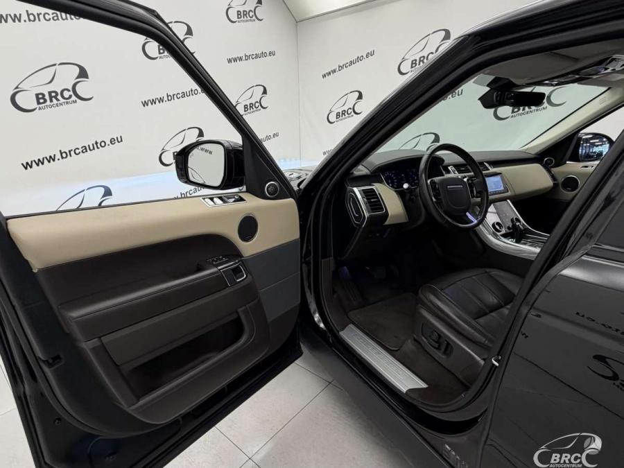 Melns Land Rover Range Rover Sport 2021 Viļņa, ar dzinēja tilpumu 3.00 L un nobraukumu 119 tūkst. km par 35900 €, foto 23 vietnē AUTOMOTO.COM.LV