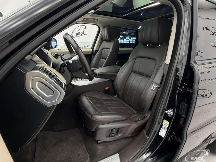 Melns Land Rover Range Rover Sport 2021 Viļņa, ar dzinēja tilpumu 3.00 L un nobraukumu 119 tūkst. km par 35900 €, foto 28 vietnē AUTOMOTO.COM.LV