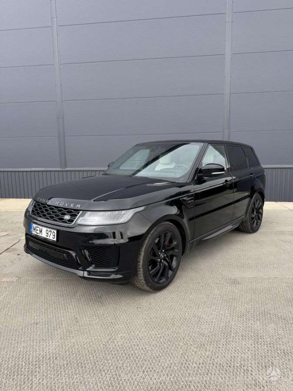 Melns Land Rover Range Rover Sport 2022 Viļņa, ar dzinēja tilpumu 3.00 L un nobraukumu 157 tūkst. km par 36700 €, foto 1 vietnē AUTOMOTO.COM.LV