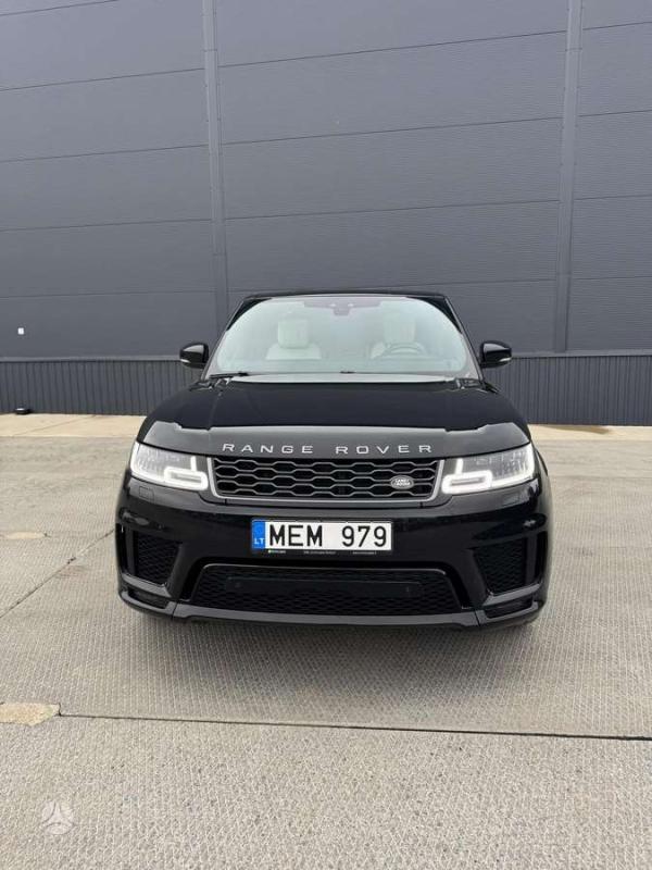 Melns Land Rover Range Rover Sport 2022 Viļņa, ar dzinēja tilpumu 3.00 L un nobraukumu 157 tūkst. km par 36700 €, foto 2 vietnē AUTOMOTO.COM.LV