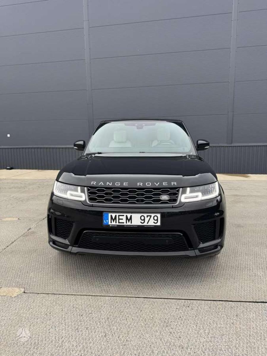 Melns Land Rover Range Rover Sport 2022 Viļņa, ar dzinēja tilpumu 3.00 L un nobraukumu 157 tūkst. km par 36700 €, foto 3 vietnē AUTOMOTO.COM.LV