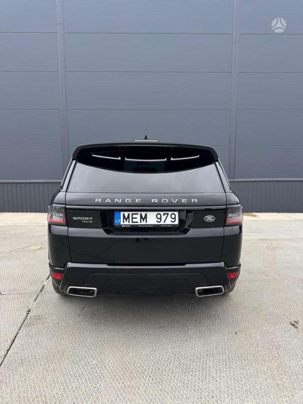Melns Land Rover Range Rover Sport 2022 Viļņa, ar dzinēja tilpumu 3.00 L un nobraukumu 157 tūkst. km par 36700 €, foto 5 vietnē AUTOMOTO.COM.LV