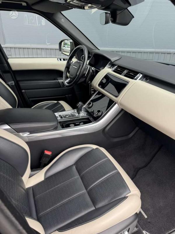 Melns Land Rover Range Rover Sport 2022 Viļņa, ar dzinēja tilpumu 3.00 L un nobraukumu 157 tūkst. km par 36700 €, foto 6 vietnē AUTOMOTO.COM.LV