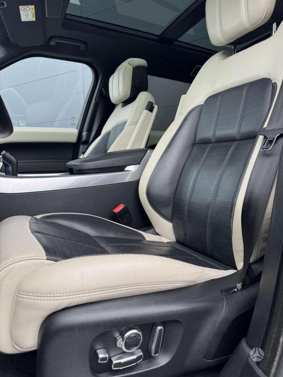 Melns Land Rover Range Rover Sport 2022 Viļņa, ar dzinēja tilpumu 3.00 L un nobraukumu 157 tūkst. km par 36700 €, foto 9 vietnē AUTOMOTO.COM.LV