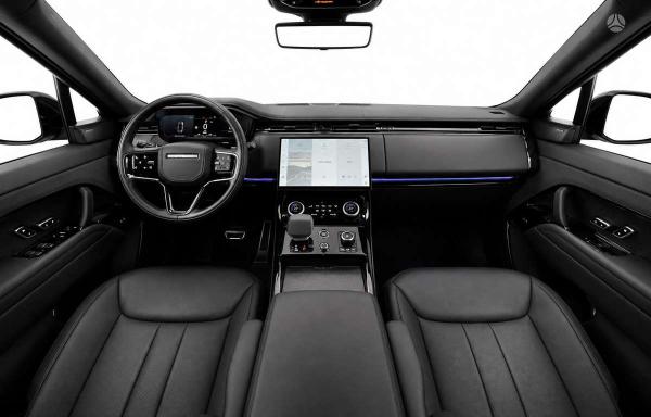 Black Land Rover Range Rover Sport 2023 in Kaunas, with an engine capacity of 3.00 L and mileage of 106 thousand km for 85000 €, photo 8 on AUTOMOTO.COM.LV