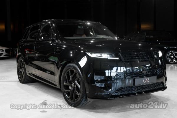 Melns Land Rover Range Rover Sport 2025 Rīga, ar dzinēja tilpumu 3.00 L un nobraukumu 10 tūkst. km par 108900 €, foto 3 vietnē AUTOMOTO.COM.LV