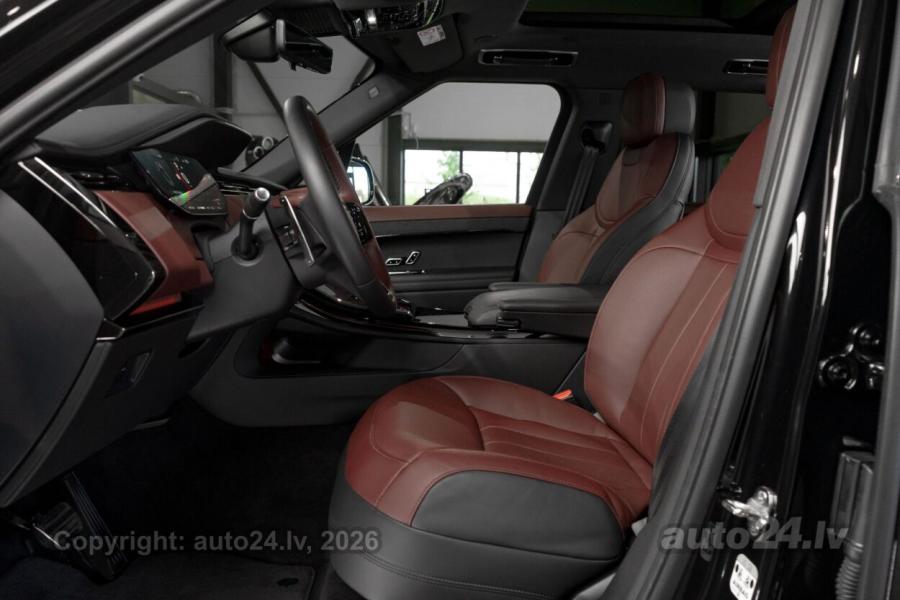 Melns Land Rover Range Rover Sport 2025 Rīga, ar dzinēja tilpumu 3.00 L un nobraukumu 10 tūkst. km par 108900 €, foto 8 vietnē AUTOMOTO.COM.LV