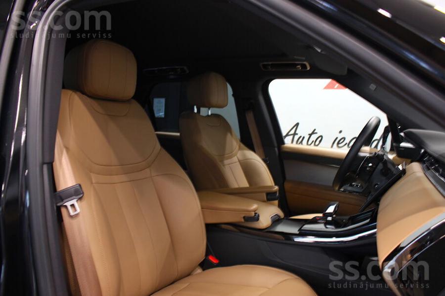 Black Land Rover Range Rover Sport 2025 in Riga, with an engine capacity of 3.00 L and mileage of 18 thousand km for 89900 €, photo 24 on AUTOMOTO.COM.LV