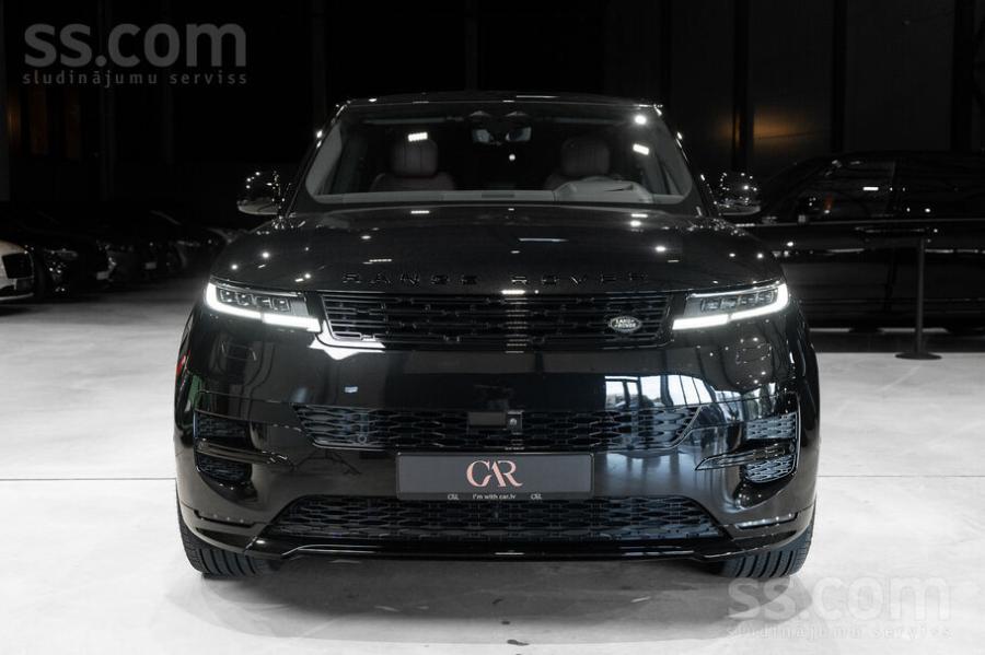 Black Land Rover Range Rover Sport 2025 in Riga, with an engine capacity of 3.00 L and mileage of 10 thousand km for 109000 €, photo 3 on AUTOMOTO.COM.LV