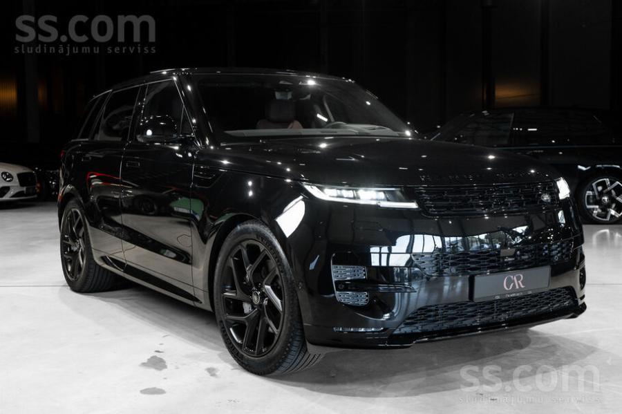 Black Land Rover Range Rover Sport 2025 in Riga, with an engine capacity of 3.00 L and mileage of 10 thousand km for 109000 €, photo 4 on AUTOMOTO.COM.LV