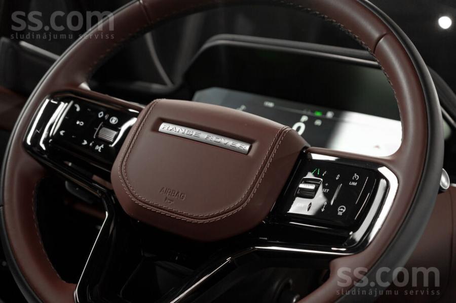 Black Land Rover Range Rover Sport 2025 in Riga, with an engine capacity of 3.00 L and mileage of 10 thousand km for 109000 €, photo 21 on AUTOMOTO.COM.LV
