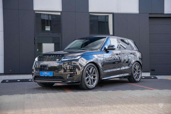 Melns Land Rover Range Rover Sport 2025 Viļņa, ar dzinēja tilpumu 3.00 L un nobraukumu 15 tūkst. km par 89900 €, foto 3 vietnē AUTOMOTO.COM.LV