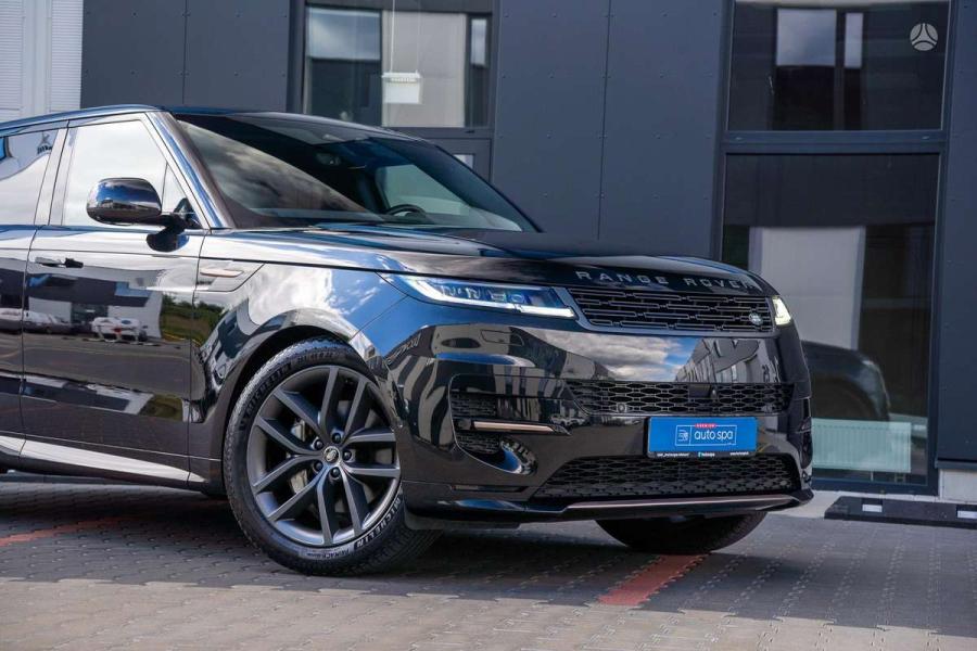 Melns Land Rover Range Rover Sport 2025 Viļņa, ar dzinēja tilpumu 3.00 L un nobraukumu 15 tūkst. km par 89900 €, foto 29 vietnē AUTOMOTO.COM.LV