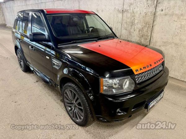 Melns Land Rover Range Rover Sport 2010 Tallina, ar dzinēja tilpumu 3.60 L un nobraukumu 449 tūkst. km par 4995 €, foto 1 vietnē AUTOMOTO.COM.LV