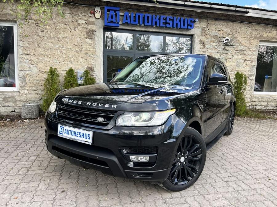 Melns Land Rover Range Rover Sport 2018 Tallina, ar dzinēja tilpumu 3.00 L un nobraukumu 150 tūkst. km par 21990 €, foto 1 vietnē AUTOMOTO.COM.LV