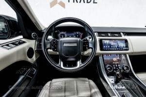 Melns Land Rover Range Rover Sport 2018 Pērnava, ar dzinēja tilpumu 3.00 L un nobraukumu 151 tūkst. km par 29990 €, foto 17 vietnē AUTOMOTO.COM.LV