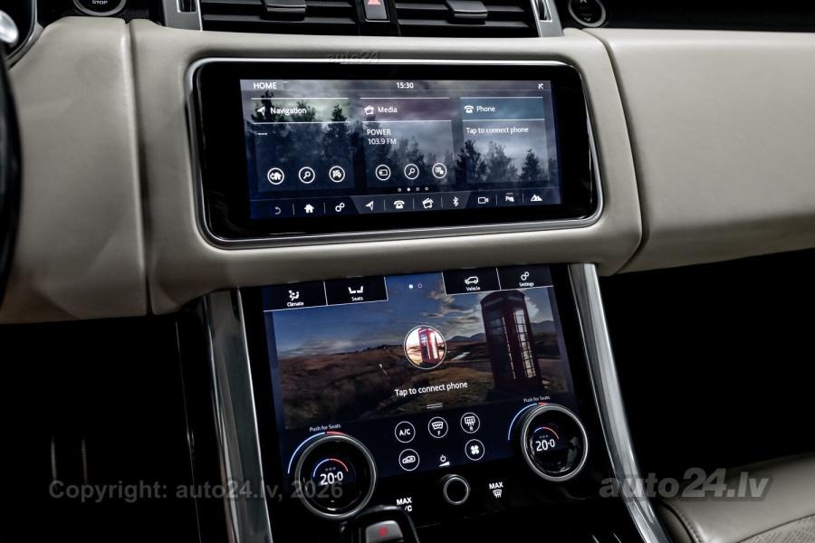 Melns Land Rover Range Rover Sport 2018 Pērnava, ar dzinēja tilpumu 3.00 L un nobraukumu 151 tūkst. km par 29990 €, foto 21 vietnē AUTOMOTO.COM.LV
