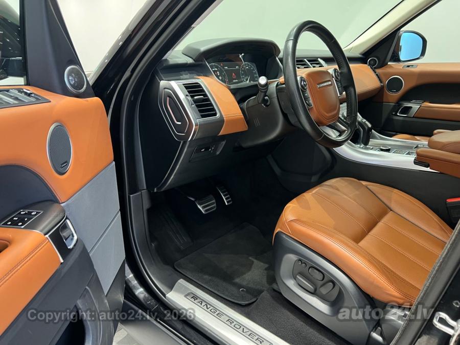 Black Land Rover Range Rover Sport 2018 in Tallinn, with an engine capacity of 3.00 L and mileage of 102 thousand km for 19900 €, photo 11 on AUTOMOTO.COM.LV