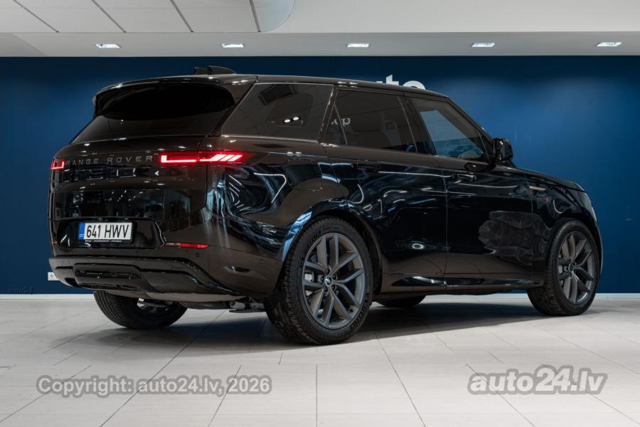 Black Land Rover Range Rover Sport 2026 in Tallinn, with an engine capacity of 3.00 L and mileage of 7 thousand km for 104900 €, photo 4 on AUTOMOTO.COM.LV