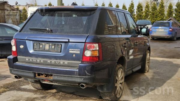 Blue Land Rover Range Rover Sport 2006 in Jelgava, with an engine capacity of 4.20 L and mileage of 380 thousand km for 1950 €, photo 4 on AUTOMOTO.COM.LV