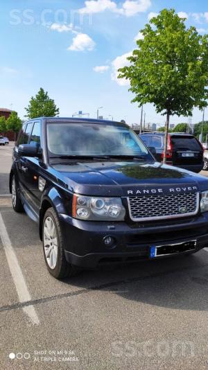 Blue Land Rover Range Rover Sport 2009 in Riga, with an engine capacity of 3.60 L and mileage of 325 thousand km for 6500 €, photo  on AUTOMOTO.COM.LV