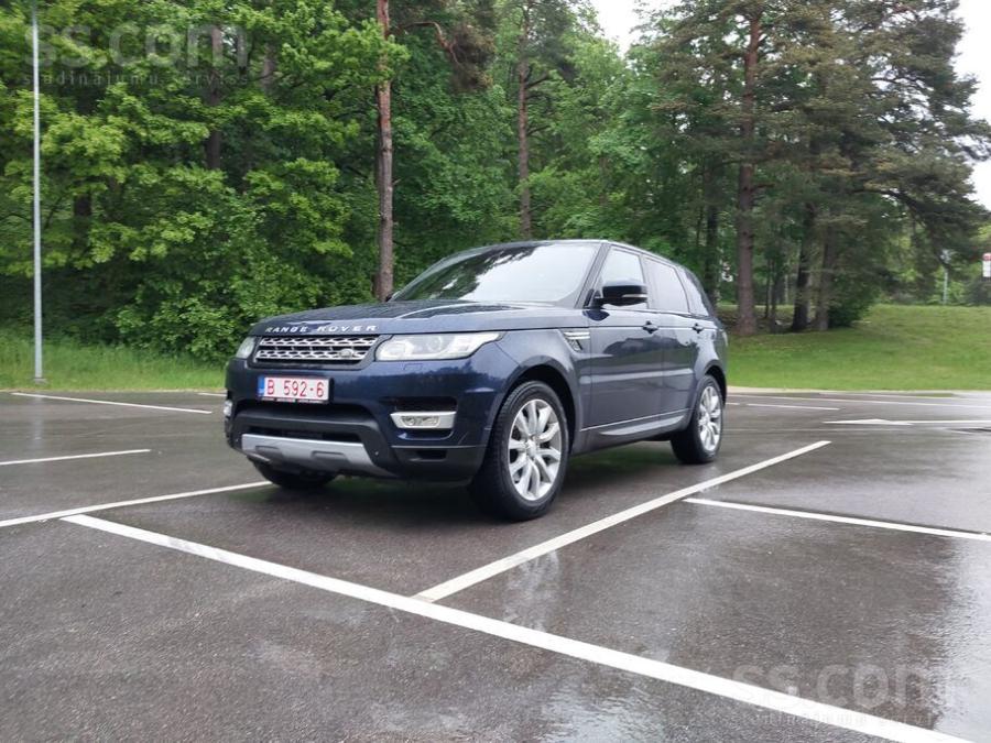Zils Land Rover Range Rover Sport 2015 Alūksne, ar dzinēja tilpumu 3.00 L un nobraukumu 0 tūkst. km par 18200 €, foto 1 vietnē AUTOMOTO.COM.LV