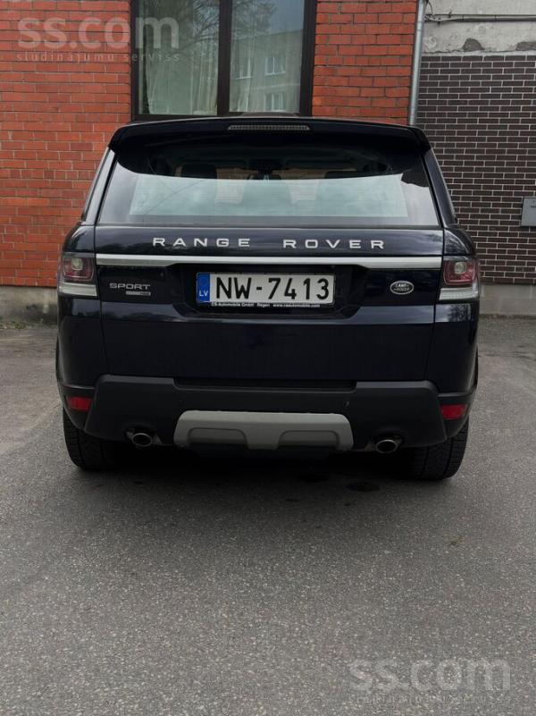 Blue Land Rover Range Rover Sport 2015 in Riga, with an engine capacity of 3.00 L and mileage of 230 thousand km for 18800 €, photo 6 on AUTOMOTO.COM.LV