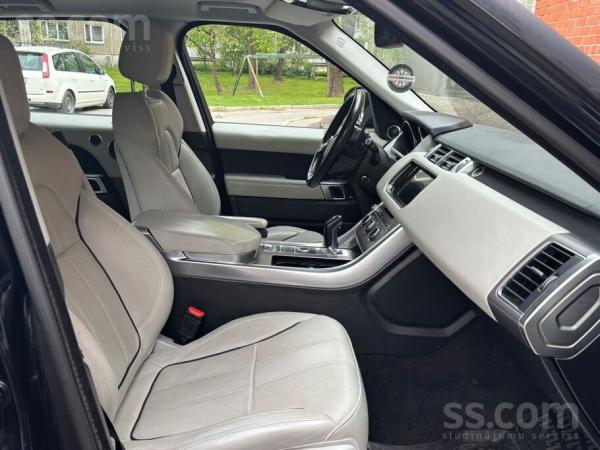 Blue Land Rover Range Rover Sport 2015 in Riga, with an engine capacity of 3.00 L and mileage of 230 thousand km for 18800 €, photo 8 on AUTOMOTO.COM.LV