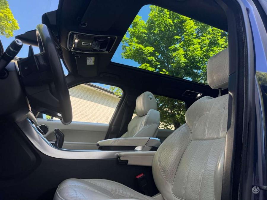 Blue Land Rover Range Rover Sport 2016 in Telschi, with an engine capacity of 2.99 L and mileage of 230 thousand km for 10500 €, photo 25 on AUTOMOTO.COM.LV