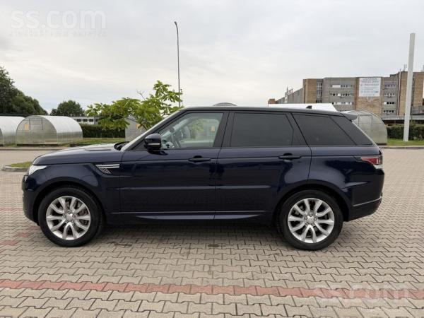 Blue Land Rover Range Rover Sport 2016 in Rezekne, with an engine capacity of 3.00 L and mileage of 206 thousand km for 14995 €, photo 2 on AUTOMOTO.COM.LV