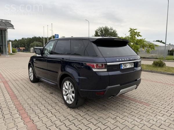 Blue Land Rover Range Rover Sport 2016 in Rezekne, with an engine capacity of 3.00 L and mileage of 206 thousand km for 14995 €, photo 3 on AUTOMOTO.COM.LV