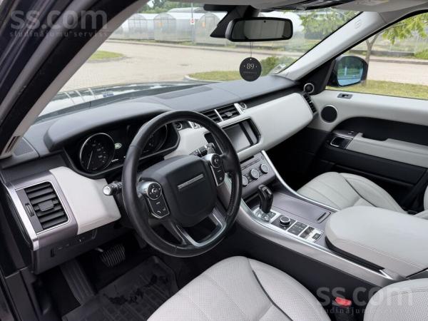 Blue Land Rover Range Rover Sport 2016 in Rezekne, with an engine capacity of 3.00 L and mileage of 206 thousand km for 14995 €, photo 7 on AUTOMOTO.COM.LV