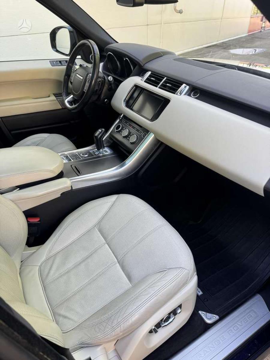 Blue Land Rover Range Rover Sport 2016 in Telschi, with an engine capacity of 2.99 L and mileage of 230 thousand km for 9900 €, photo 11 on AUTOMOTO.COM.LV