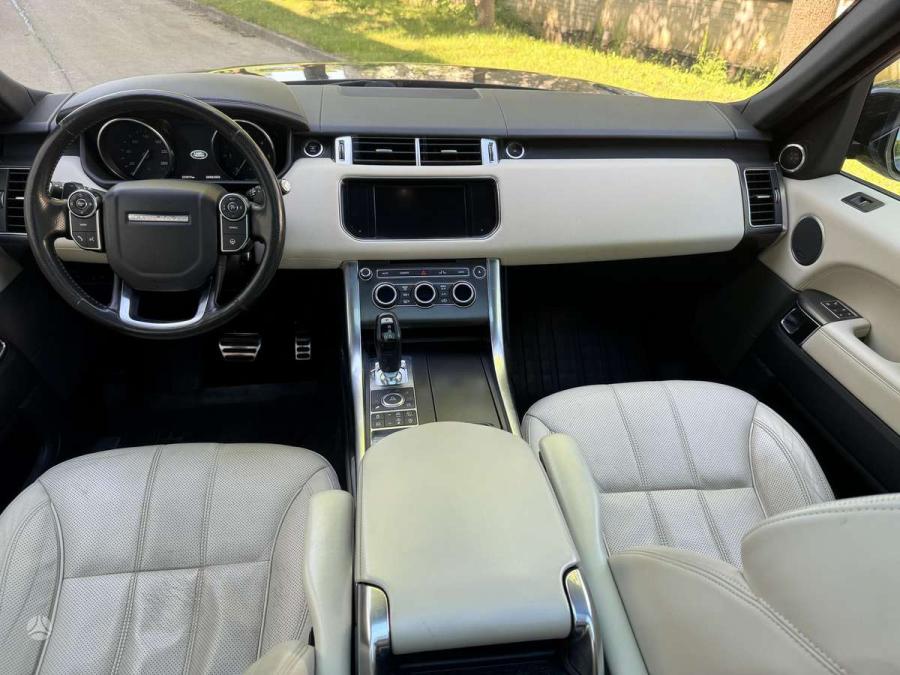 Blue Land Rover Range Rover Sport 2016 in Telschi, with an engine capacity of 2.99 L and mileage of 230 thousand km for 9900 €, photo 12 on AUTOMOTO.COM.LV
