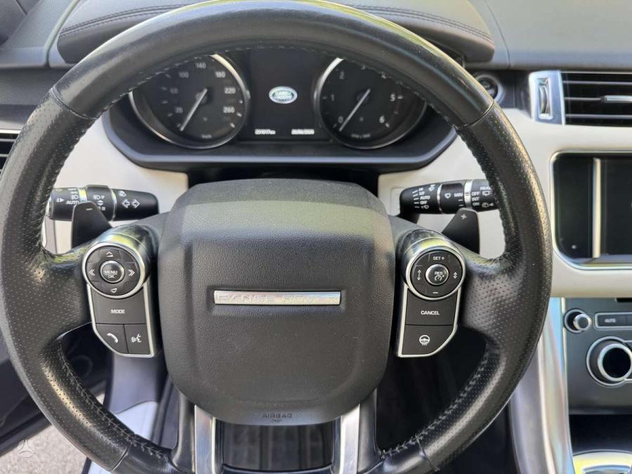 Blue Land Rover Range Rover Sport 2016 in Telschi, with an engine capacity of 2.99 L and mileage of 230 thousand km for 9900 €, photo 20 on AUTOMOTO.COM.LV