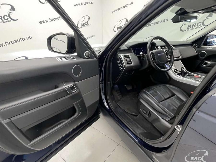 Blue Land Rover Range Rover Sport 2020 in Vilnius, with an engine capacity of 2.99 L and mileage of 172 thousand km for 27400 €, photo 19 on AUTOMOTO.COM.LV
