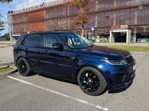Zils Land Rover Range Rover Sport 2020 Klaipėda, ar dzinēja tilpumu 3.00 L un nobraukumu 88 tūkst. km par 33300 €, foto 4 vietnē AUTOMOTO.COM.LV