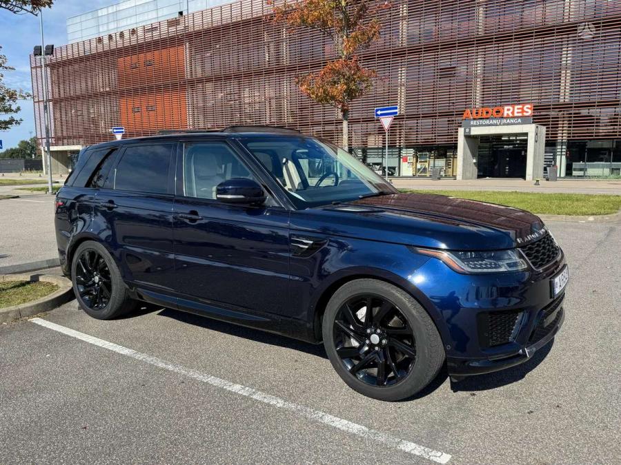 Zils Land Rover Range Rover Sport 2020 Klaipėda, ar dzinēja tilpumu 3.00 L un nobraukumu 88 tūkst. km par 33300 €, foto 4 vietnē AUTOMOTO.COM.LV