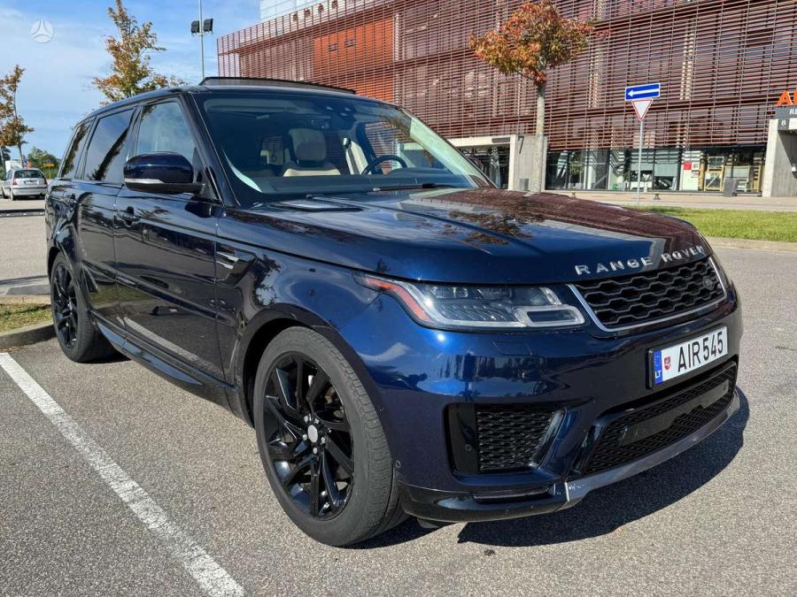 Zils Land Rover Range Rover Sport 2020 Klaipėda, ar dzinēja tilpumu 3.00 L un nobraukumu 88 tūkst. km par 33300 €, foto 5 vietnē AUTOMOTO.COM.LV
