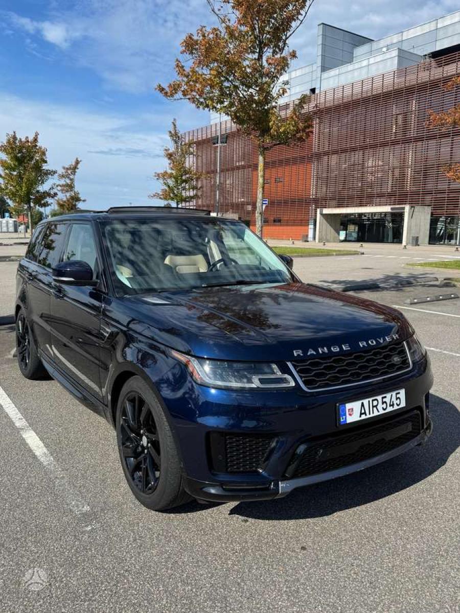Zils Land Rover Range Rover Sport 2020 Klaipėda, ar dzinēja tilpumu 3.00 L un nobraukumu 88 tūkst. km par 33300 €, foto 6 vietnē AUTOMOTO.COM.LV