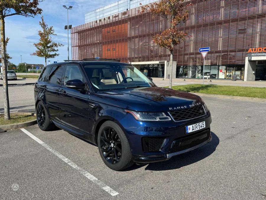 Zils Land Rover Range Rover Sport 2020 Klaipėda, ar dzinēja tilpumu 3.00 L un nobraukumu 88 tūkst. km par 33300 €, foto 9 vietnē AUTOMOTO.COM.LV