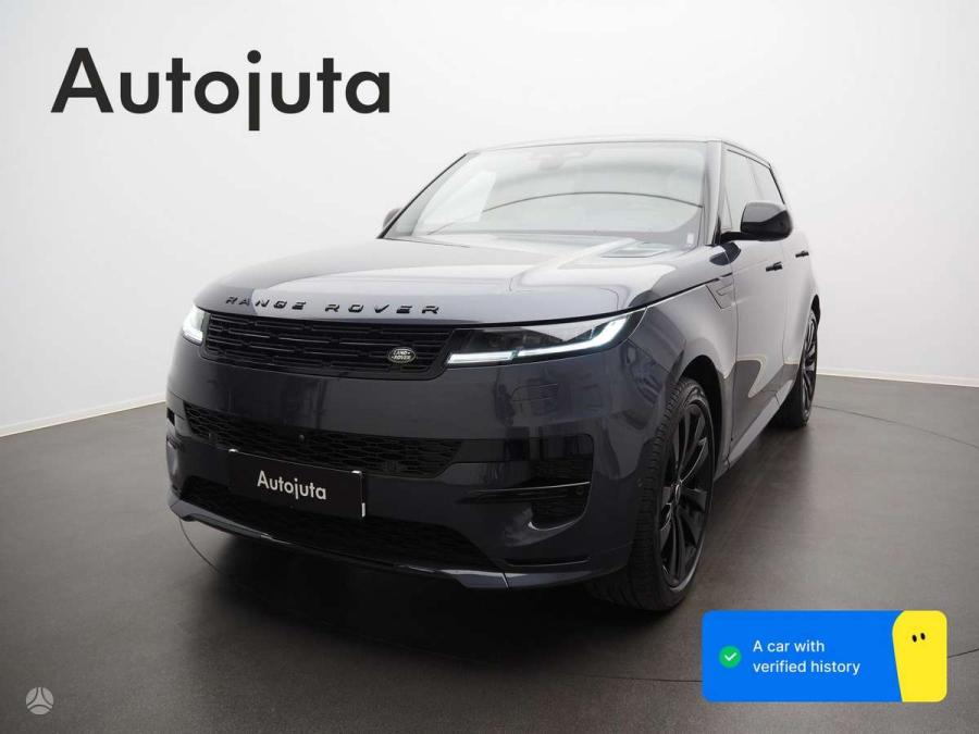 Zils Land Rover Range Rover Sport 2024 Viļņa, ar dzinēja tilpumu 3.00 L un nobraukumu 36 tūkst. km par 89000 €, foto 1 vietnē AUTOMOTO.COM.LV