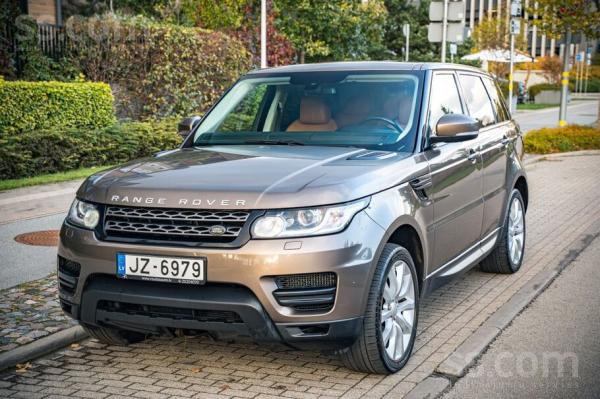 Brown Land Rover Range Rover Sport 2014 in Riga, with an engine capacity of 3.00 L and mileage of 170 thousand km for 13990 €, photo 1 on AUTOMOTO.COM.LV